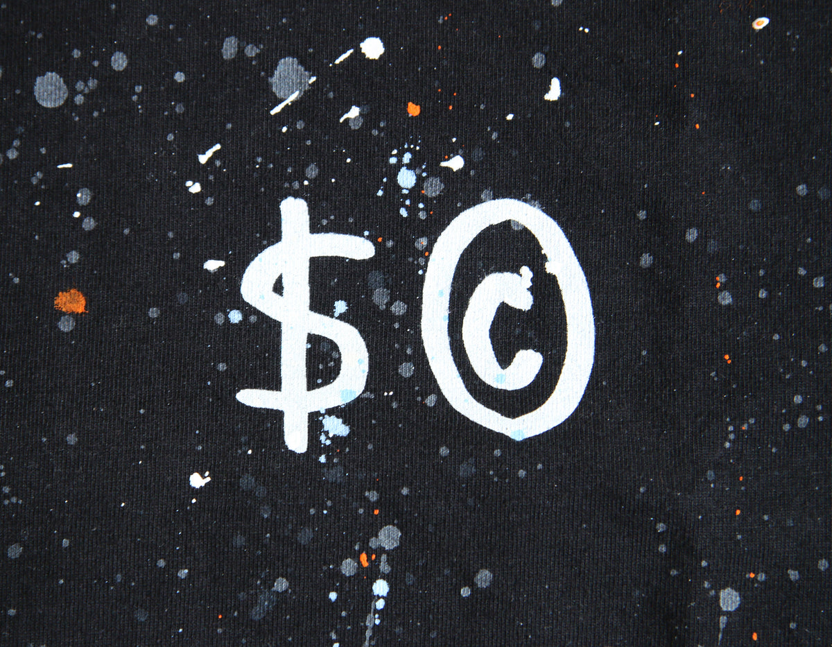 Wearable Art - Hand Finished Black T-Shirt Reed Print L/XL ...